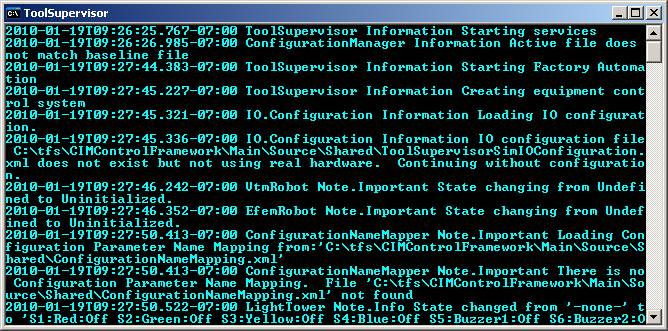 Equipment Control Logging Benefits