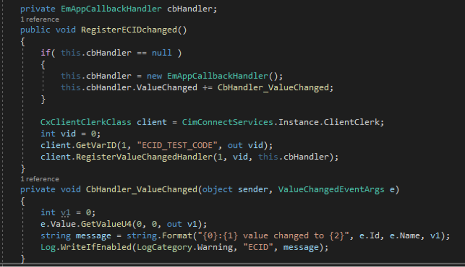 How to Dynamically Generate ECVs in a CIMControlFramework Implementation How to Dynamically Generate ECVs in a CIMControlFramework Implementation