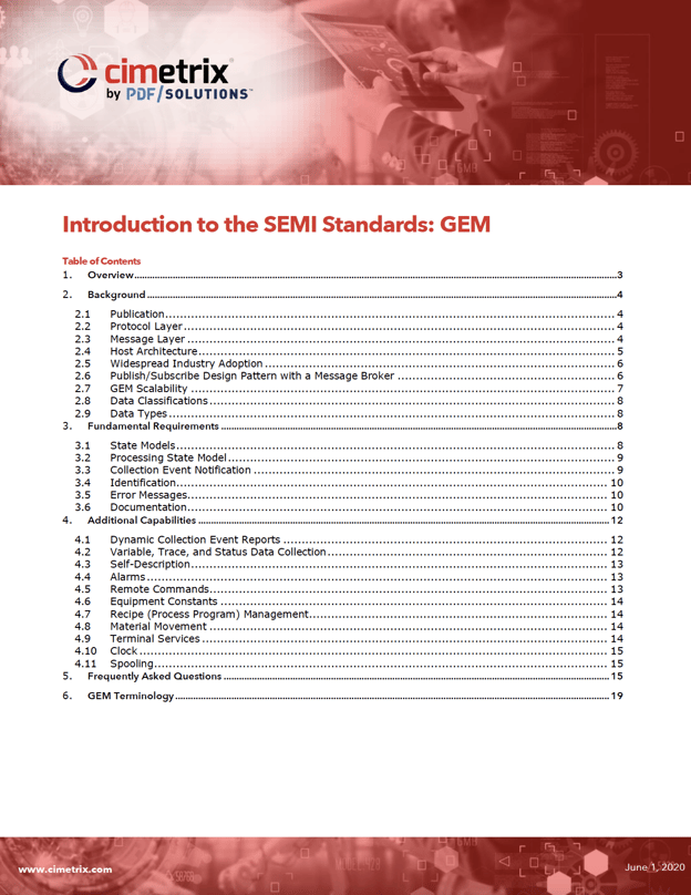 Download the SECS/GEM Intro White Paper