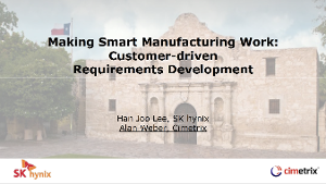 Making Smart Manufacturing Work: Customer-driven Requirements ...